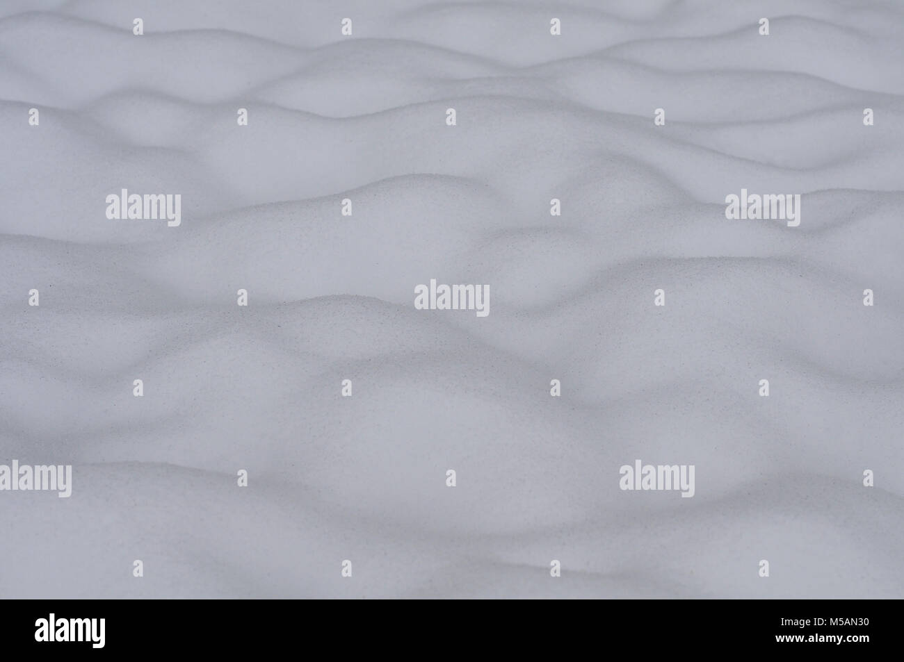 thick snow mantle on meadow Stock Photo - Alamy