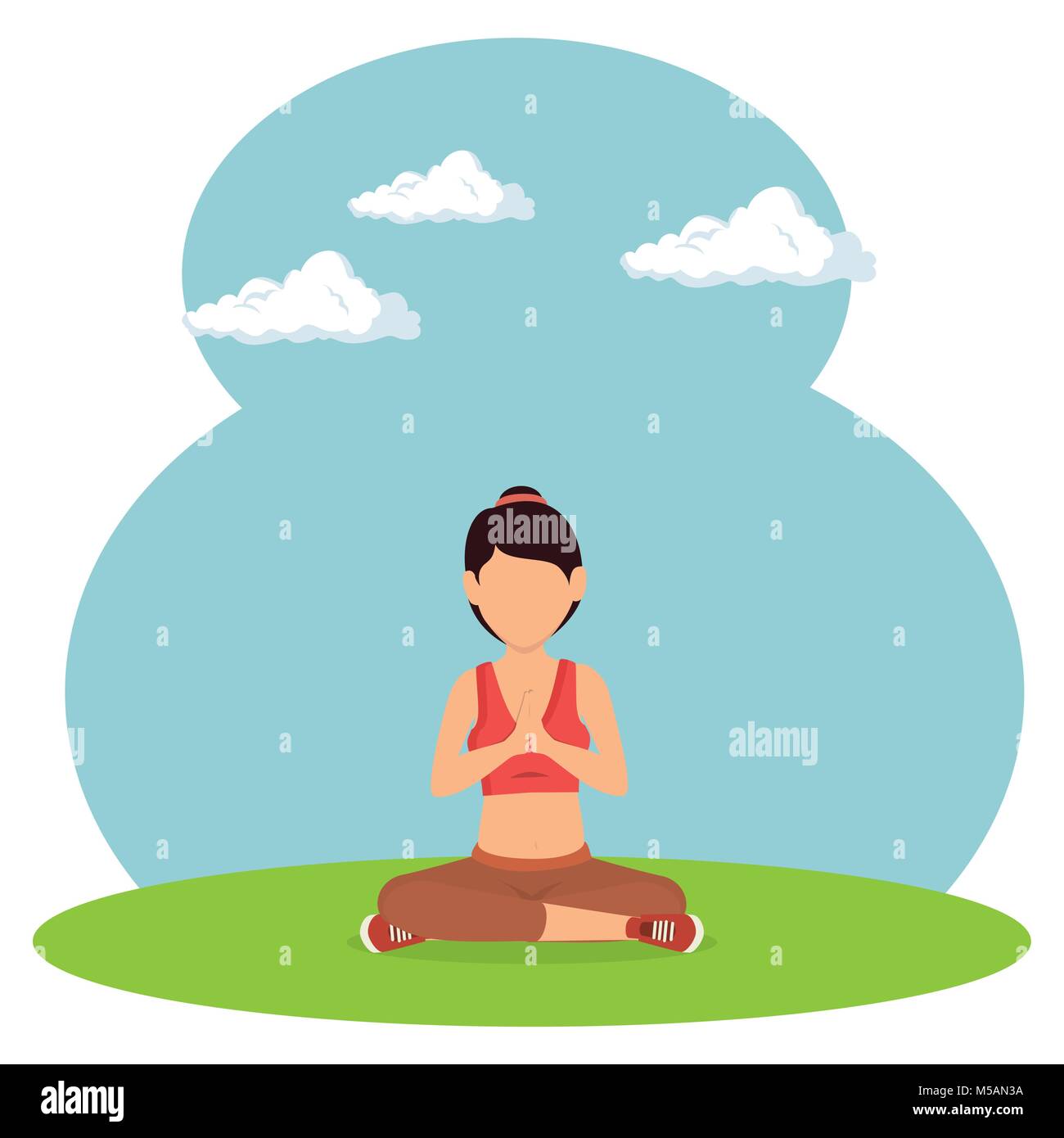 athlete female working out character Stock Vector Image & Art - Alamy