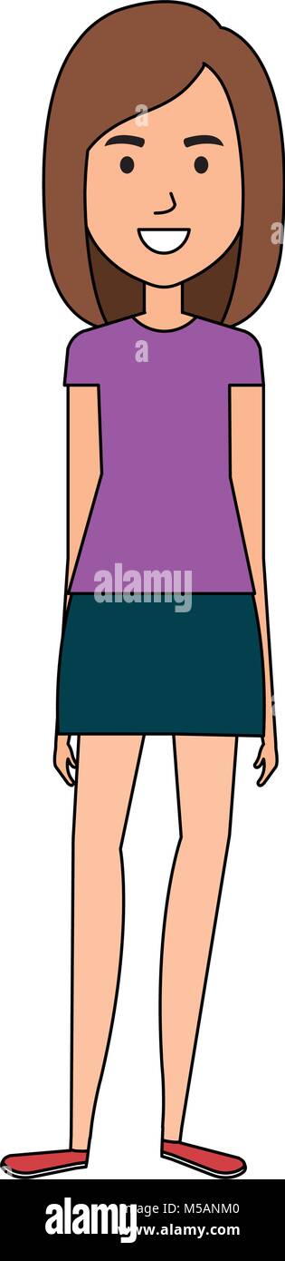 Tween model Stock Vector Images - Alamy