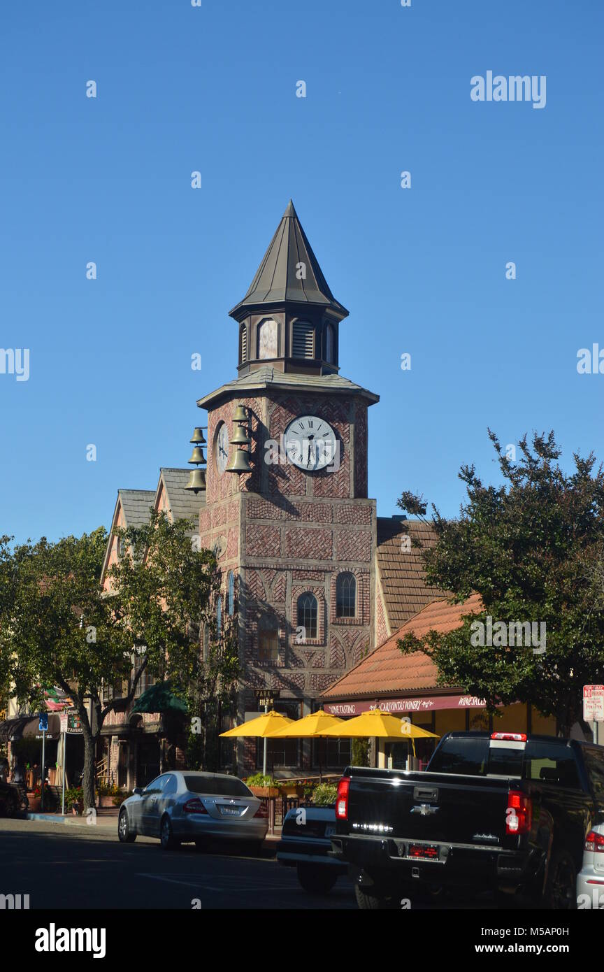 Typical Danish Clock In Solvang: A Picturesque Village Founded By Danes ...