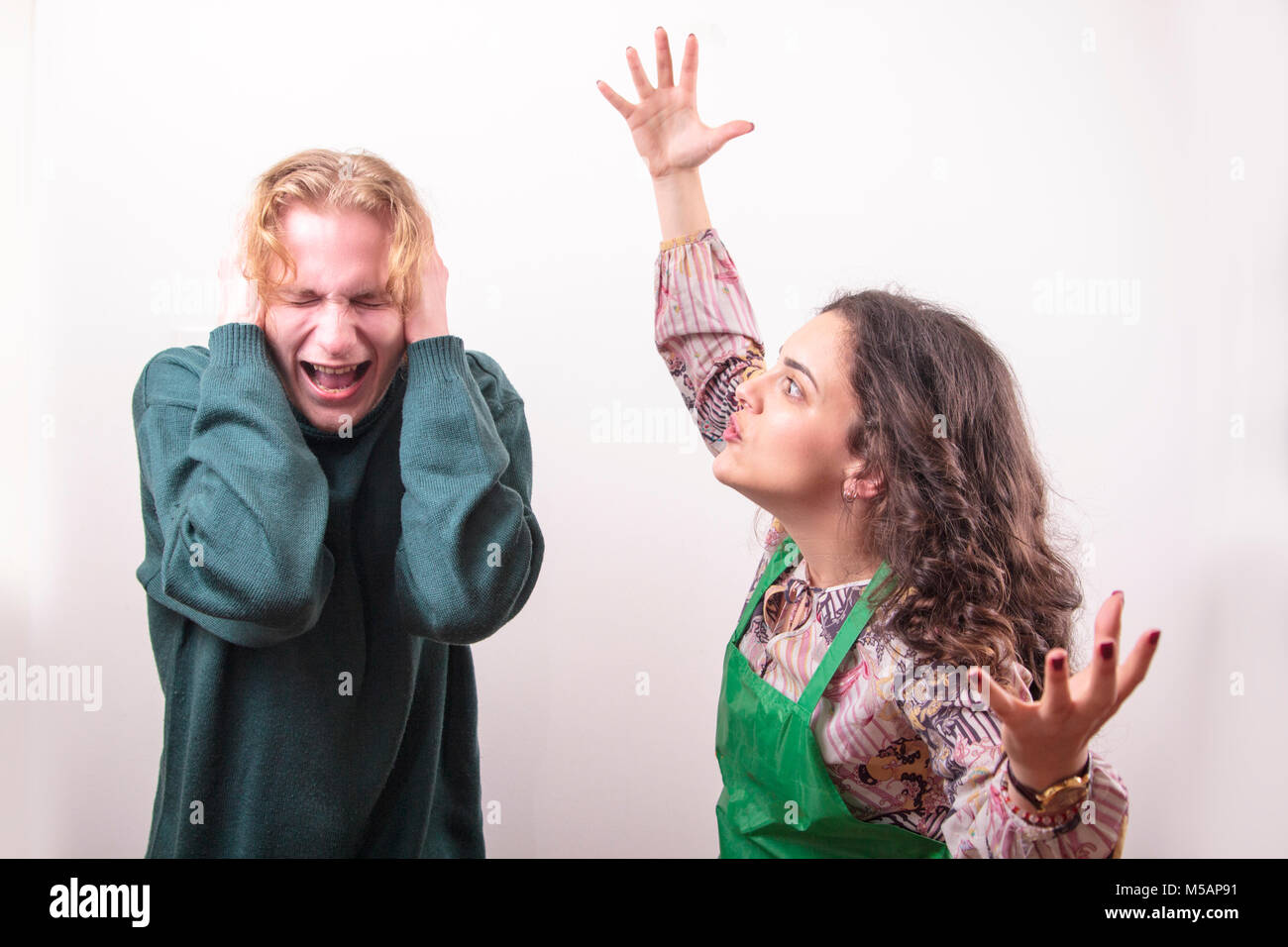 Yell abuse hi-res stock photography and images - Alamy