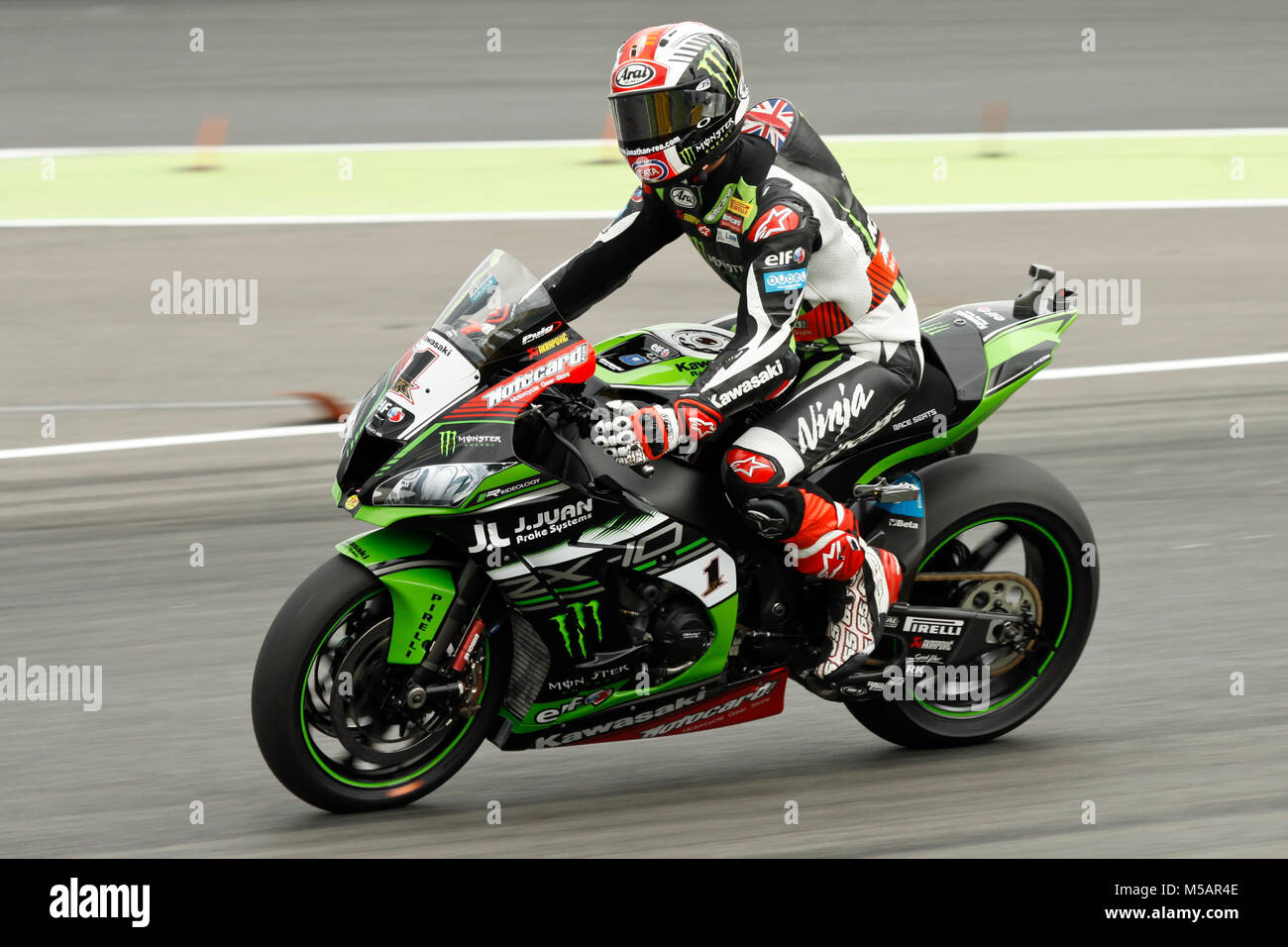 Jonathan Rea (GBR) of Kawasaki Racing Team during 2017 MOTUL FIM ...