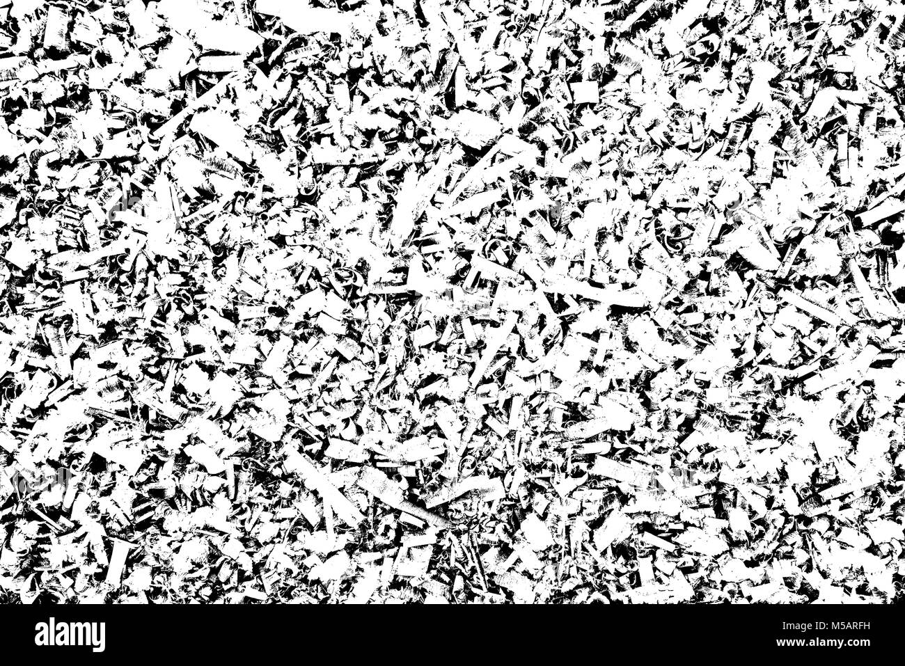 Chaotic abstract background, black and white colors, design background ...