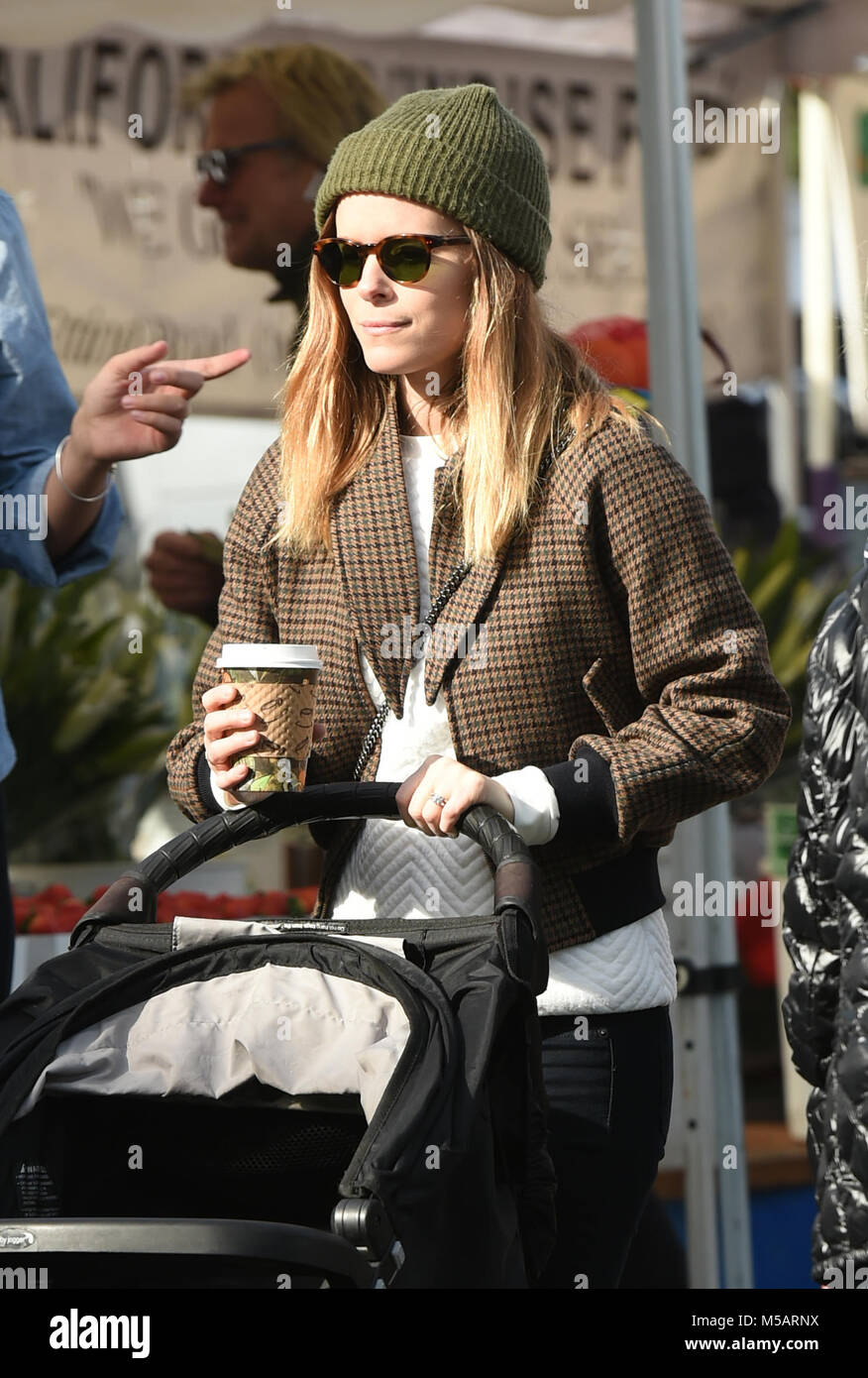 Kate Mara goes to the Farmers Market with her family Featuring: Kate ...