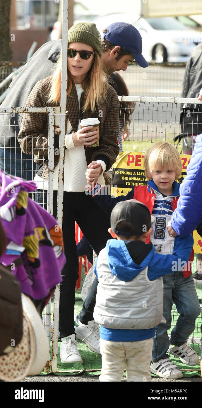 Kate Mara goes to the Farmers Market with her family Featuring: Kate ...