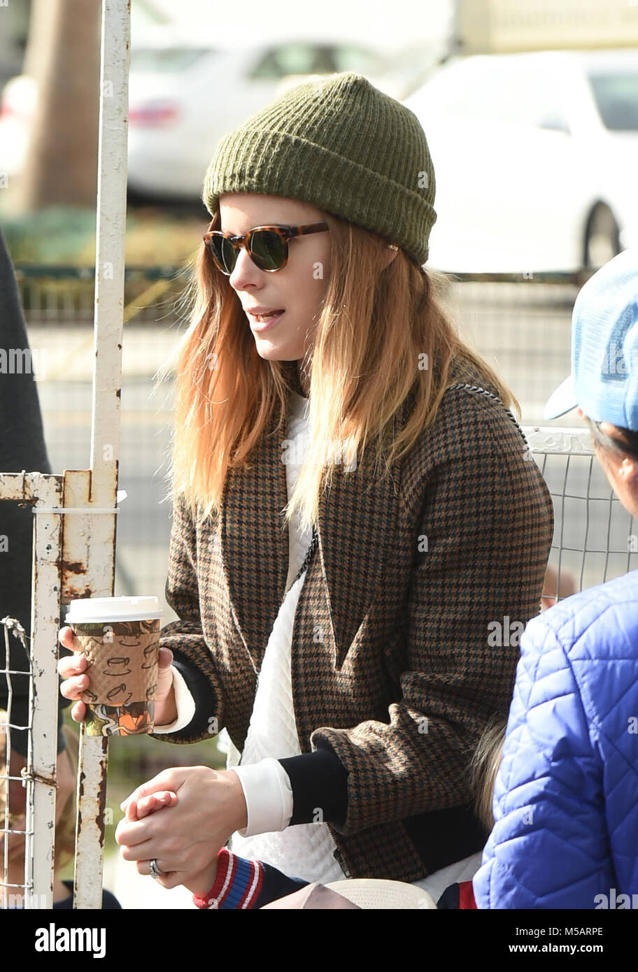 Kate Mara goes to the Farmers Market with her family Featuring: Kate ...