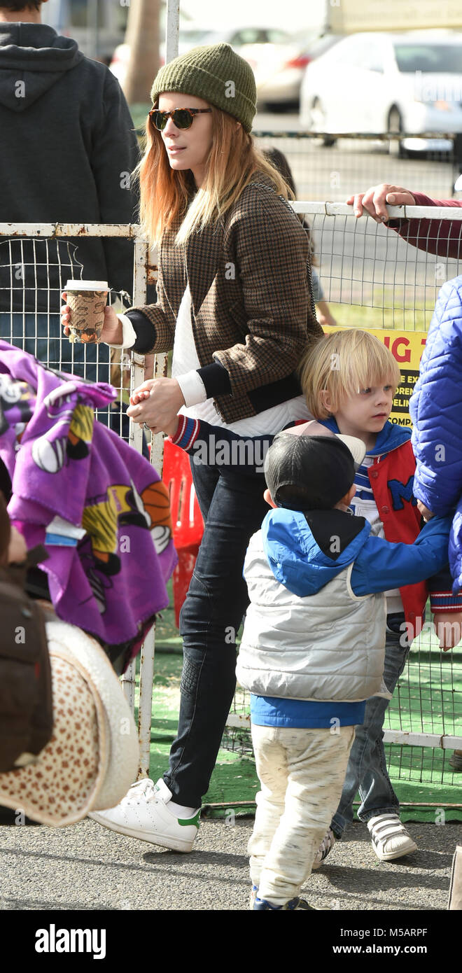 Kate Mara goes to the Farmers Market with her family Featuring: Kate ...