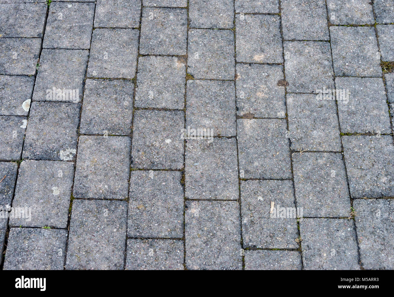Gray brick pavement form a footpath Stock Photo - Alamy