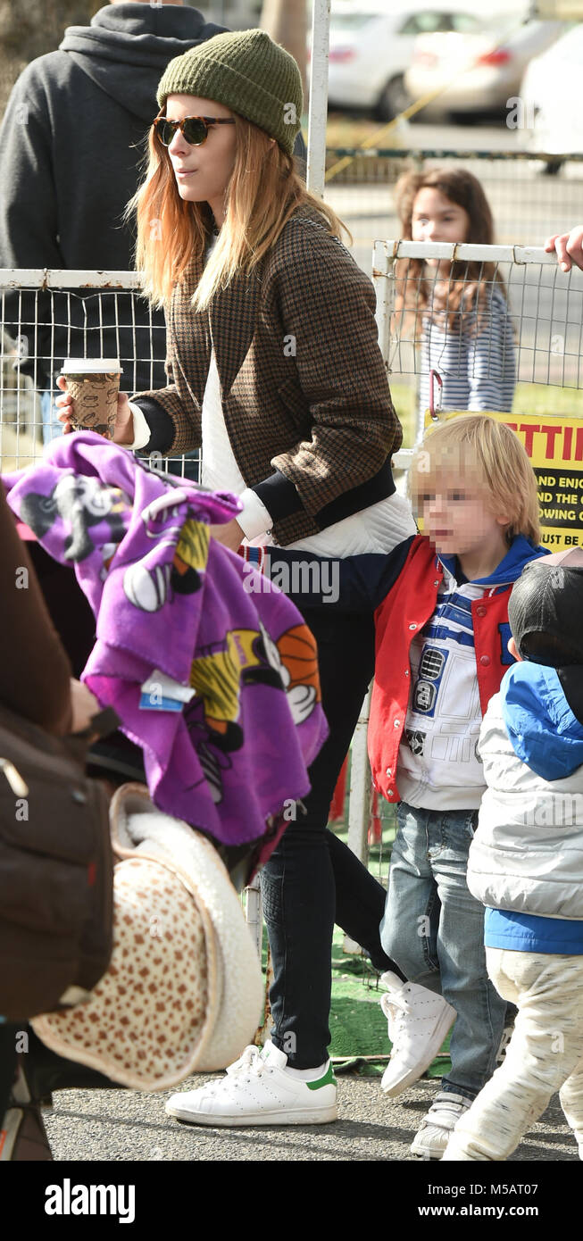 Kate Mara goes to the Farmers Market with her family Featuring: Kate ...