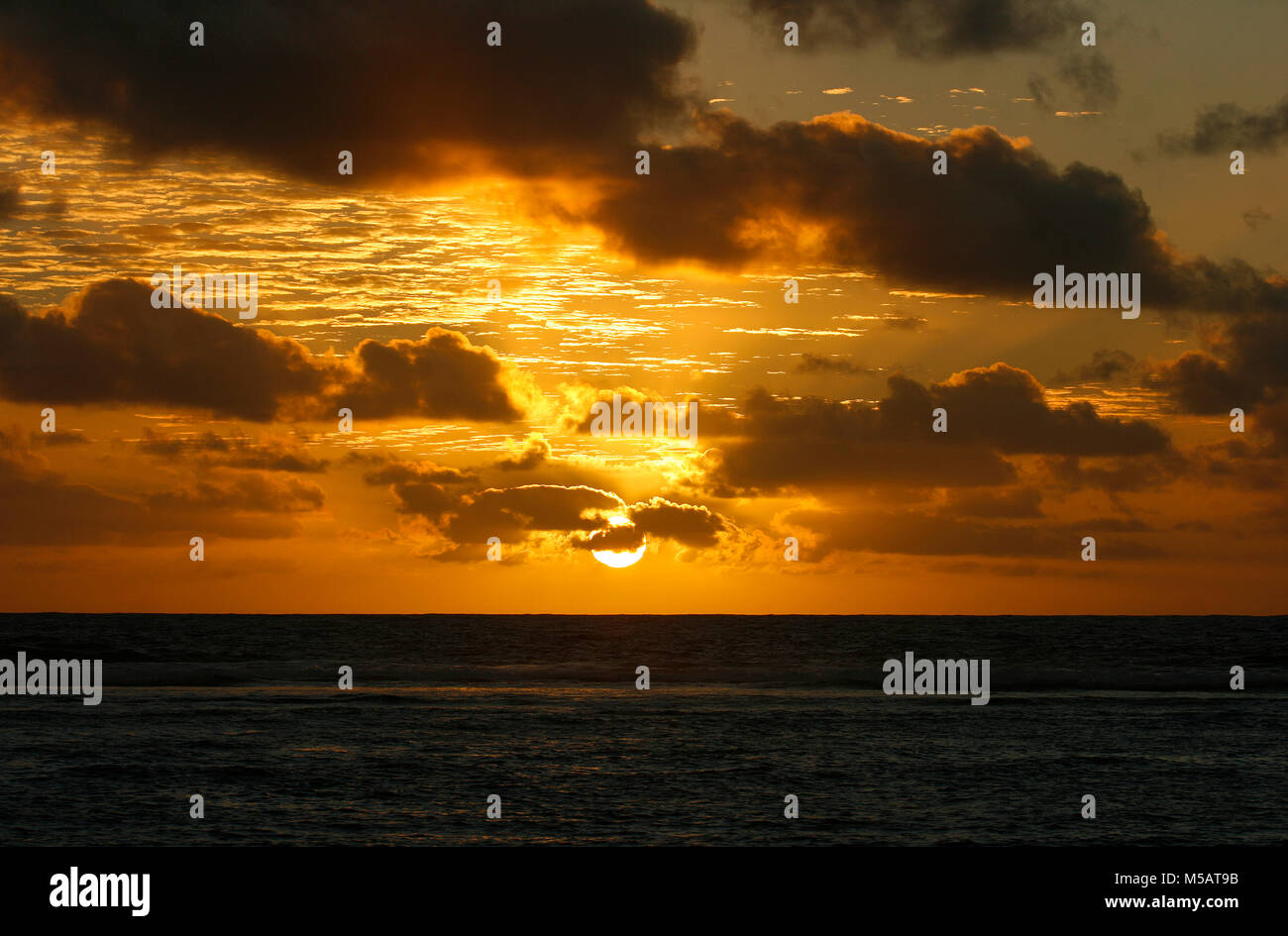 Sunrise in Foa island. Ha´apai Islands. Tonga. Polynesia Stock Photo ...
