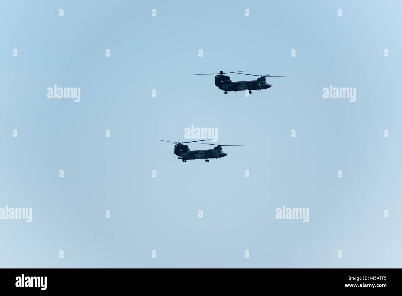 Military helicopters flying Stock Photo - Alamy