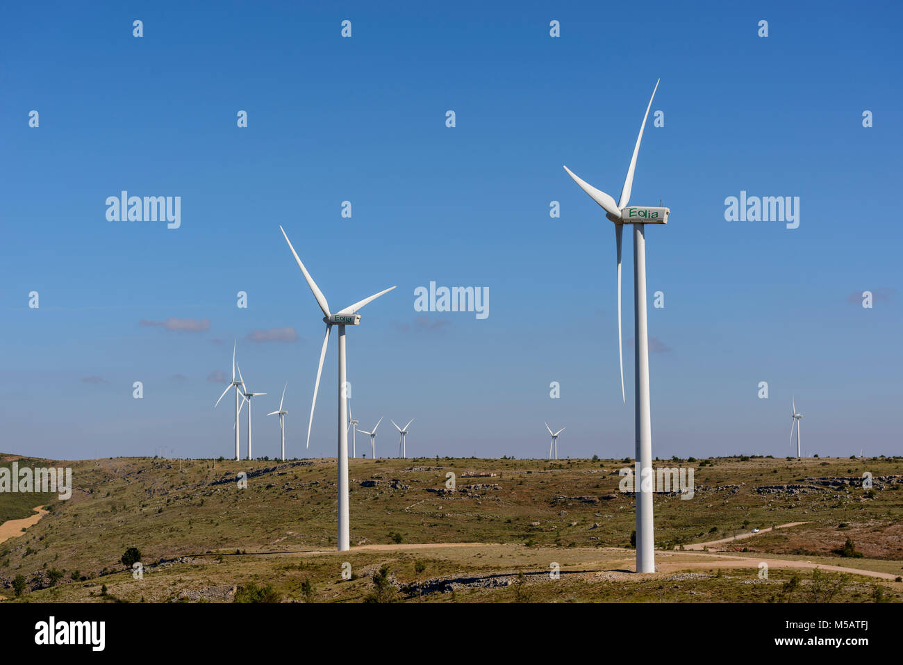 Wind turbines in Spain Stock Photo - Alamy
