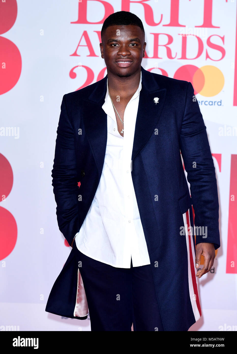 Michael Dapaah attending the Brit Awards at the O2 Arena, London Stock ...