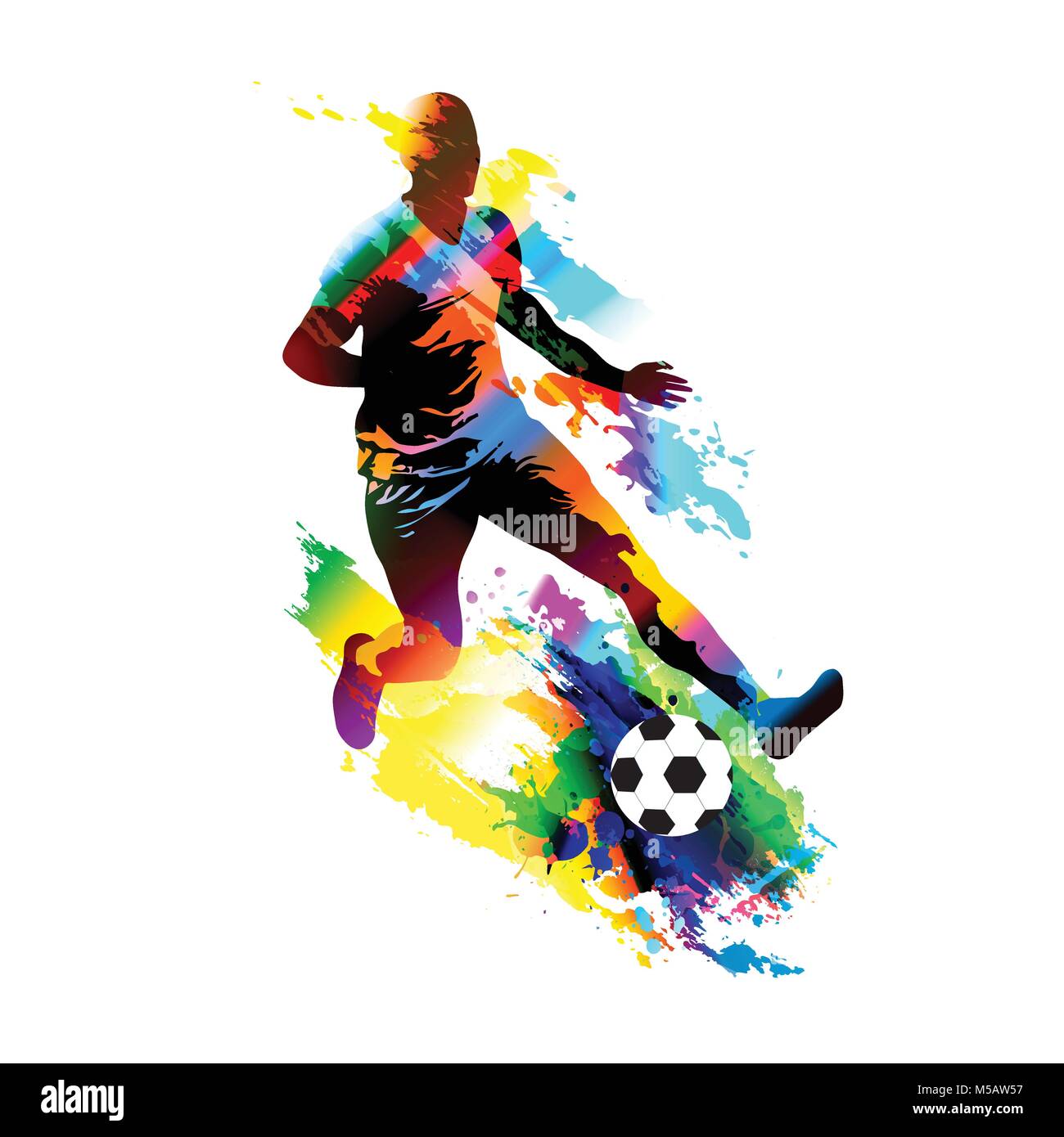 Soccer player vector vectors hi-res stock photography and images - Alamy