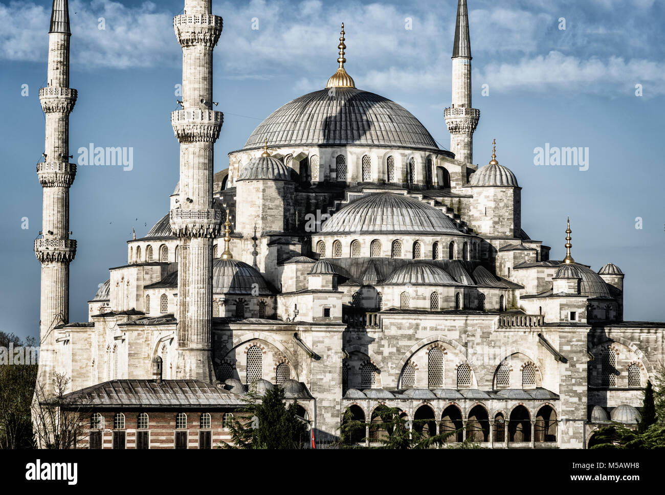 The Sehzade Mosque rial mosque located in the district of Fatih, Turkey ...