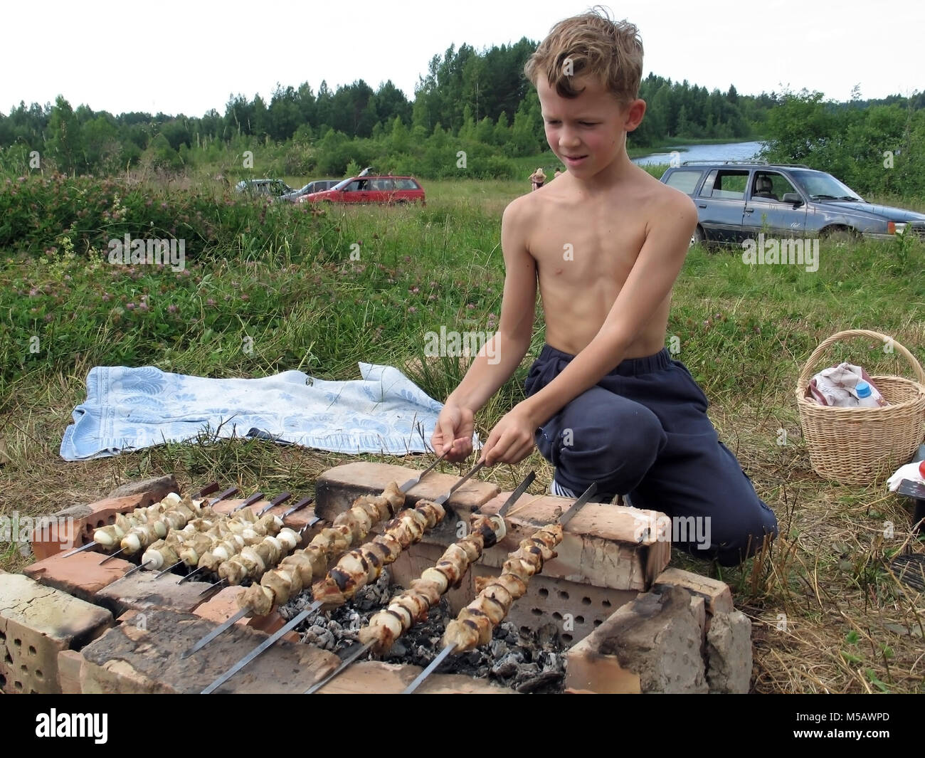Fire year old boy hi-res stock photography and images - Alamy