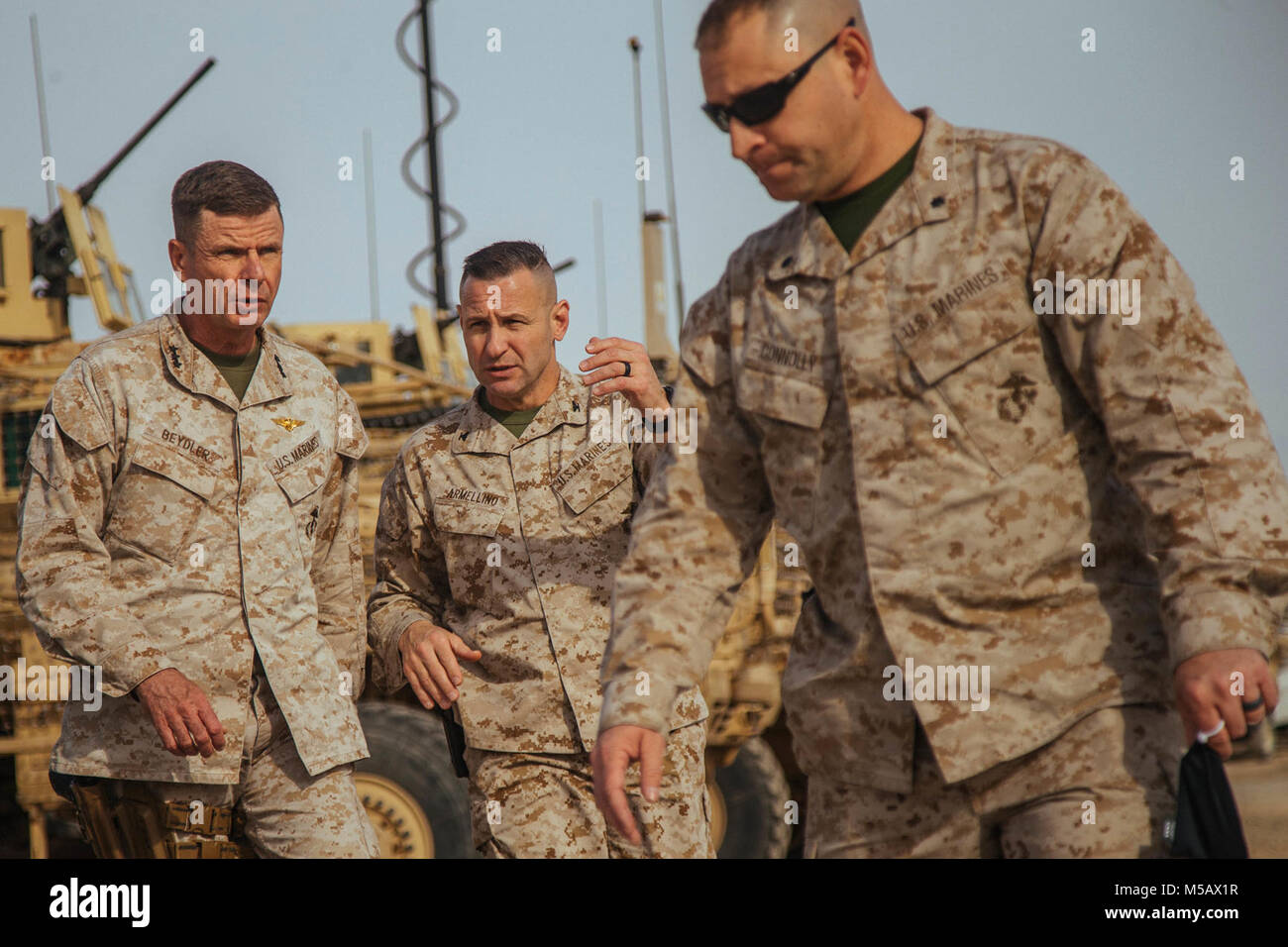 U.S. Marines Lt. Gen. William D. Beydler, commanding general of Marine ...