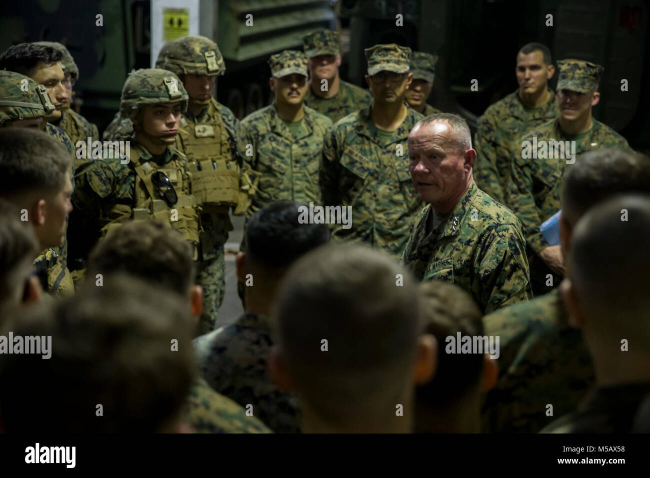 U.S. Marine Lt. Gen. Lawrence Nicholson, Commanding General of 3rd ...