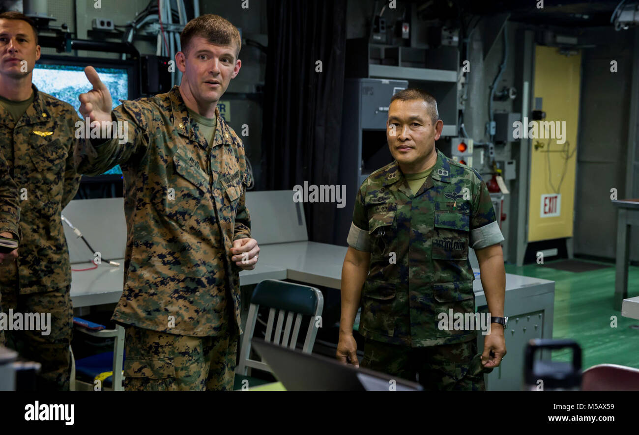 U.S. Marine Maj. Caleb Reed, current operations officer of 3rd Marine ...