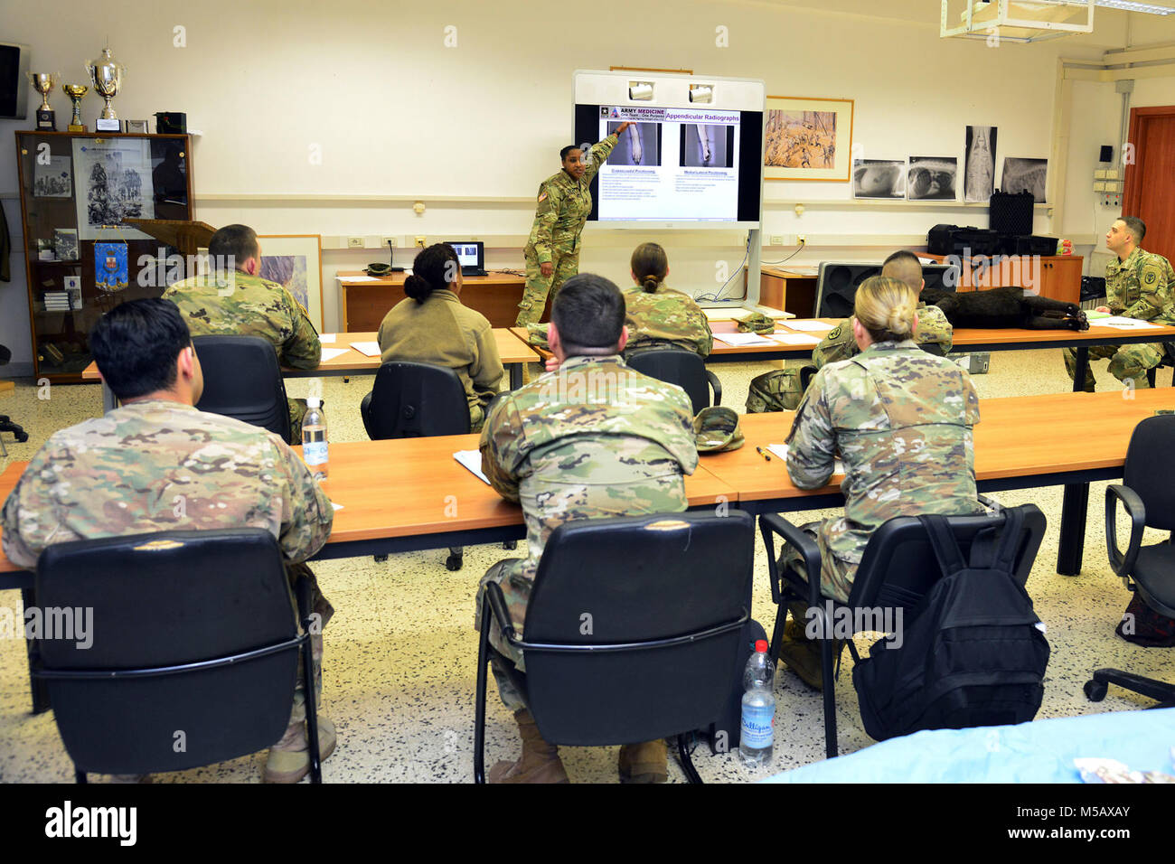 U.S. Army Sgt. Kabryna E. Wordlaw, animal care NCO from Air Force Base ...