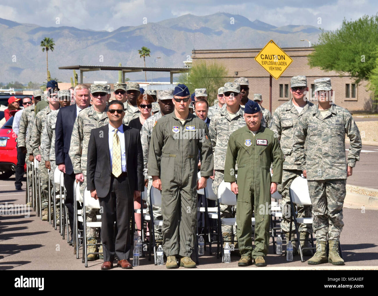 Brig. Gen. Brook Leonard, 56th Fighter Wing commander and Col. Kurt ...