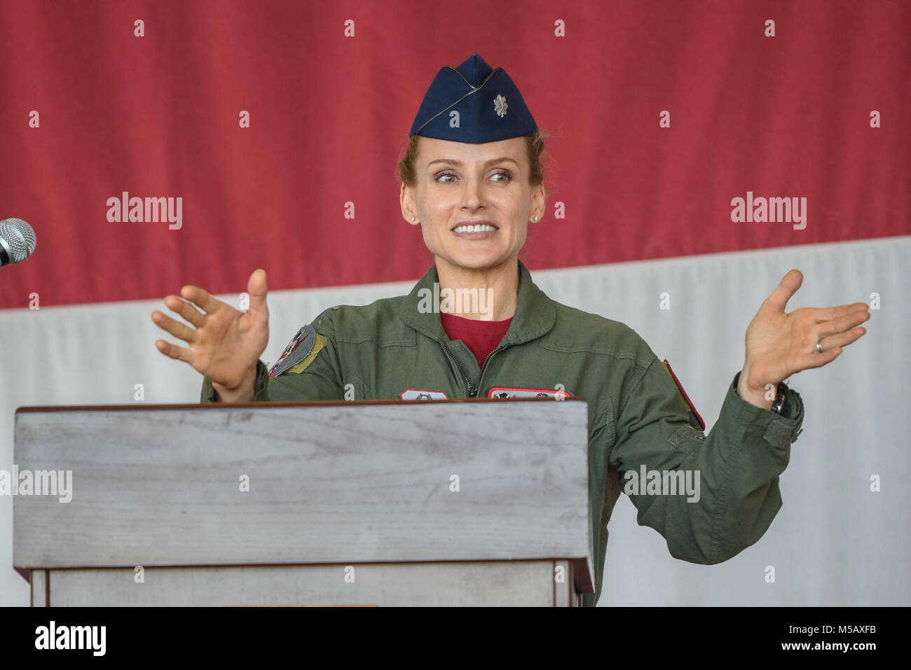 LUKE AIR FORCE BASE, Ariz. -- Lt. Col. Trena Savageau, incoming 69th ...