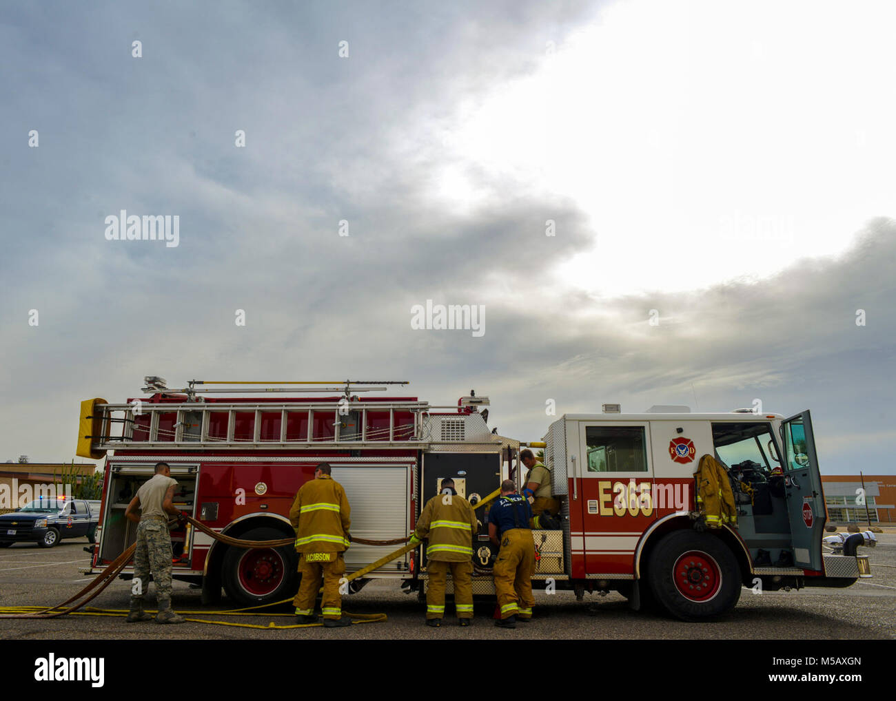 Airmen assigned to the 56th Civil Engineer Squadron pack up their ...