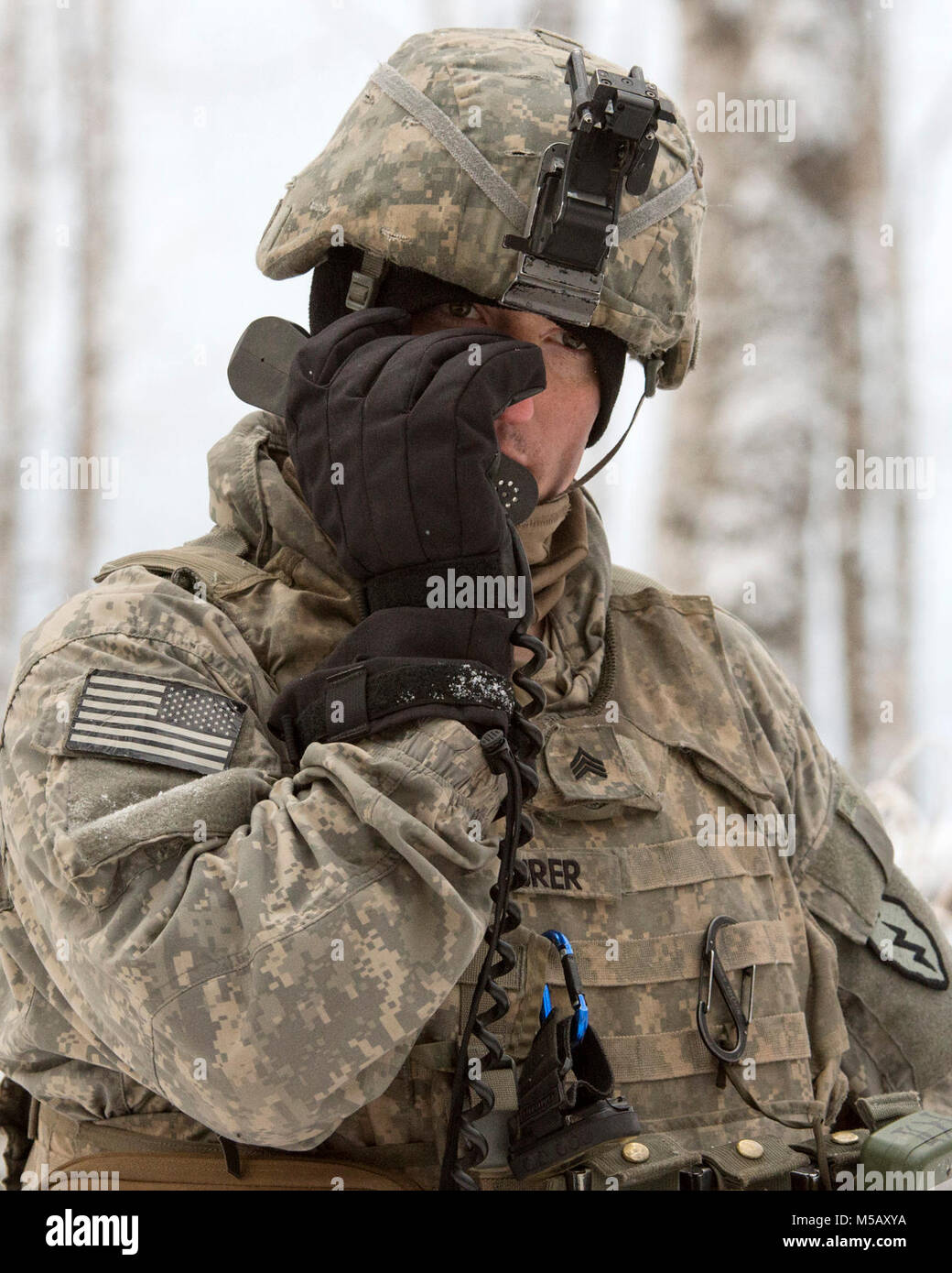 Sgt. Christopher Maurer, assigned to Bayonet Company, 1st Battalion ...