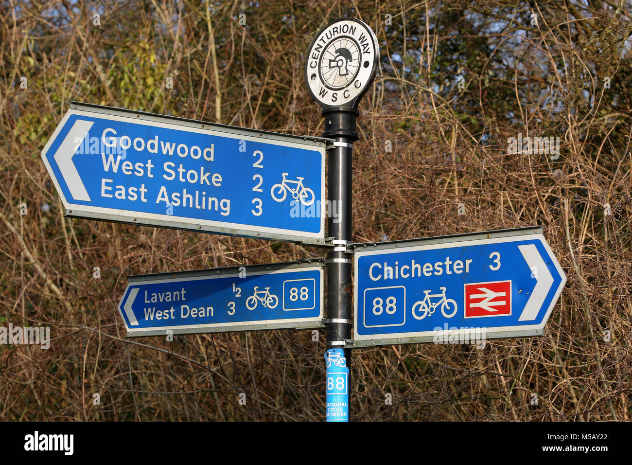 General views of Centurion Way in Chichester, West Sussex, UK Stock ...