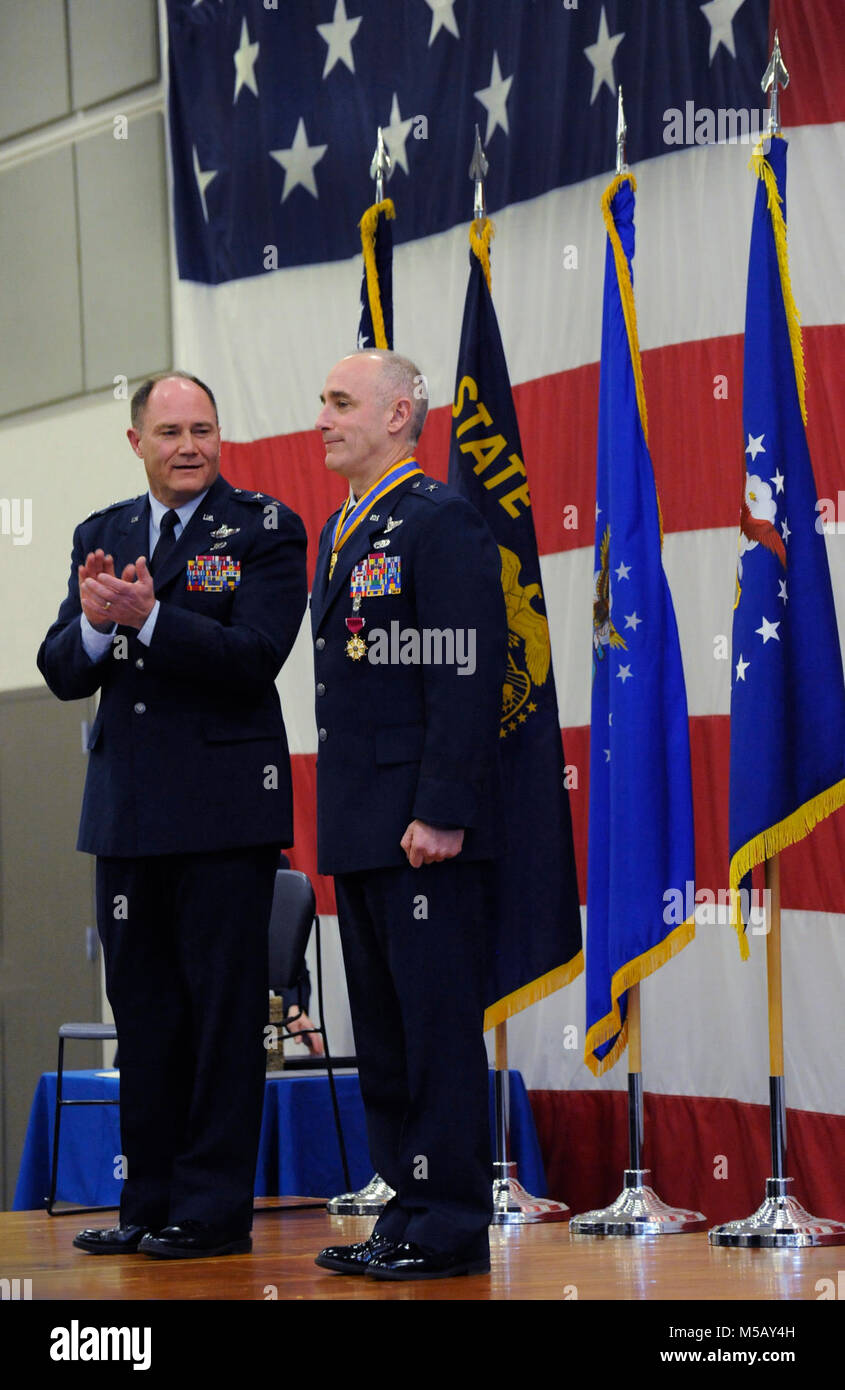 Oregon National Guard Maj. Gen. Michael Stencel (left), Adjutant ...