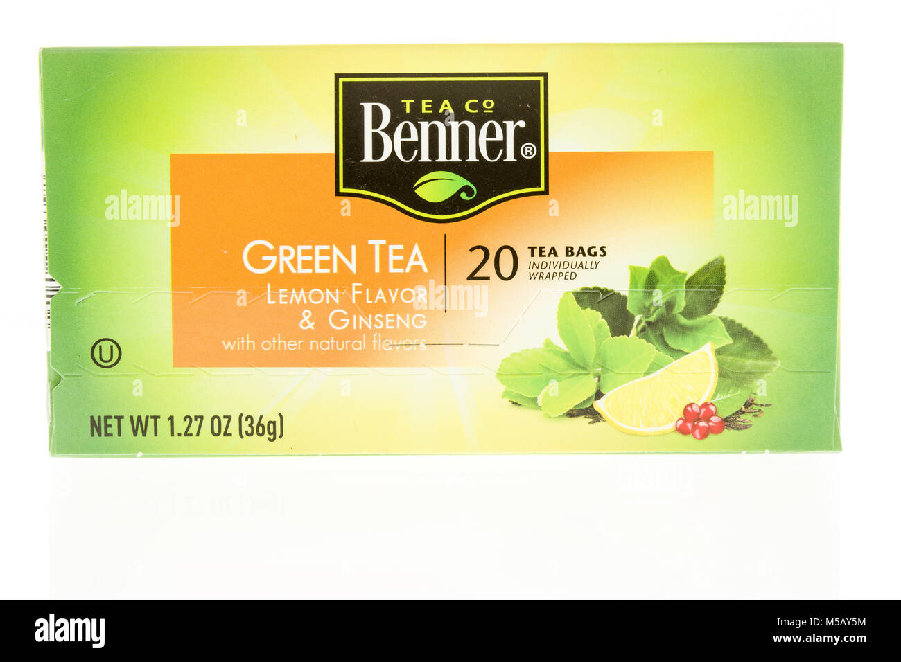 Winneconne, WI - 19 November 2017: A package of Benner tea on an ...
