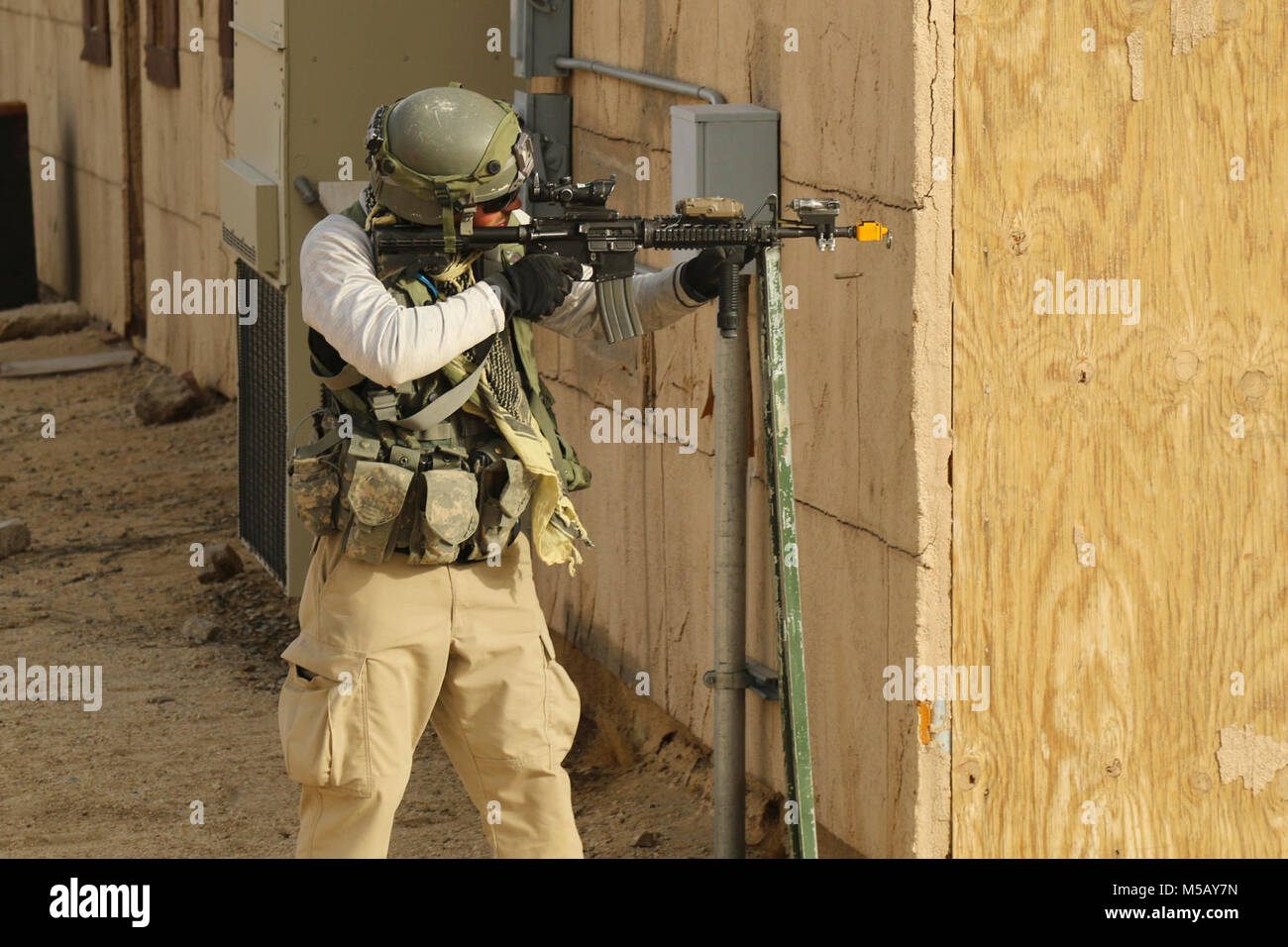 FORT IRWIN, Calif. – 11th Armored Cavalry Regiment Troopers defend ...