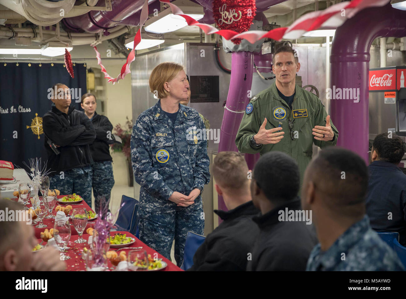 NORFOLK, Va. (Feb. 14, 2018) -- Capt. Brent Gaut, USS Gerald R. Ford’s ...
