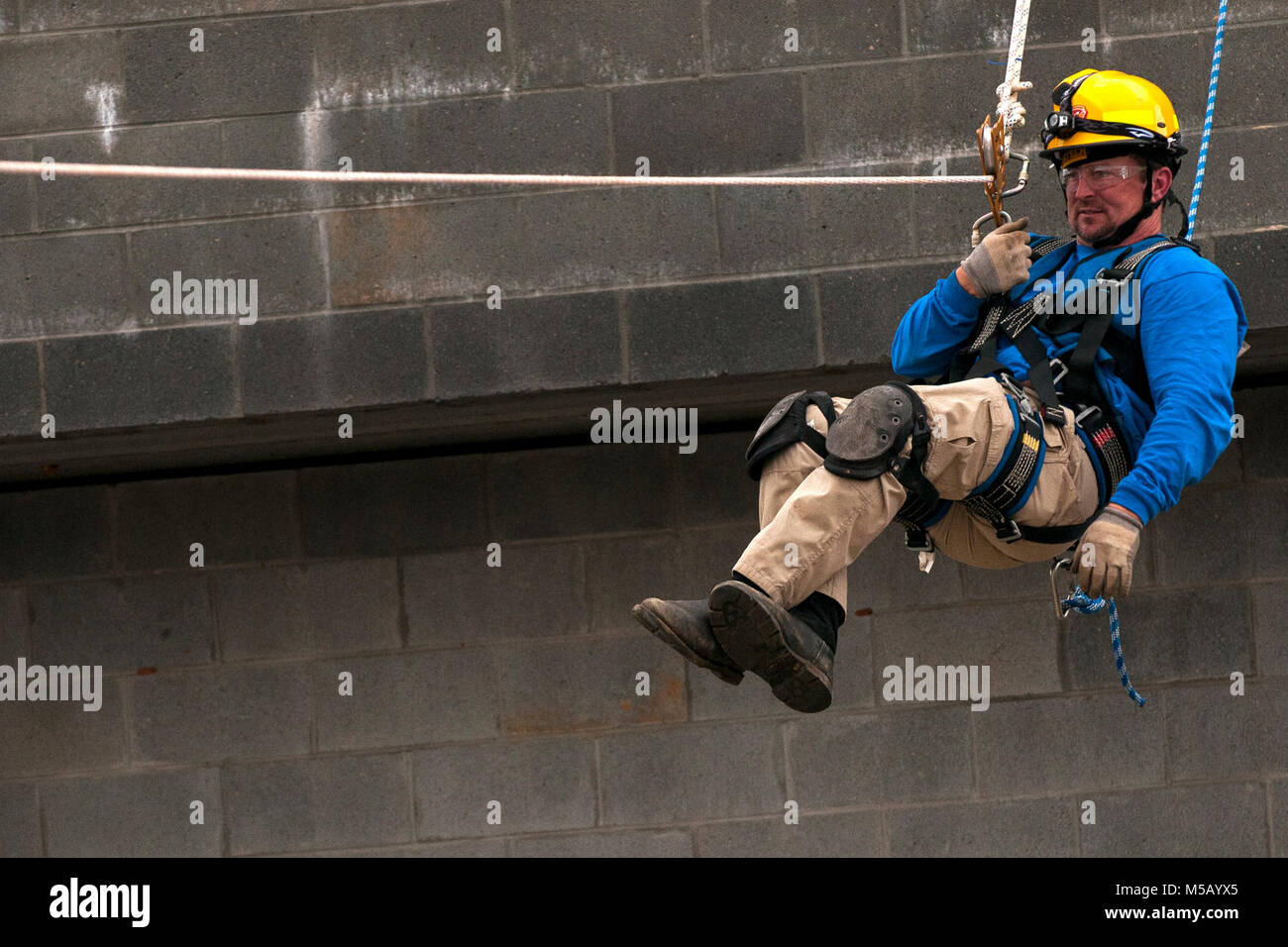 Jimmy Wiseman, a firefighter with the Mississippi Task Force Urban ...