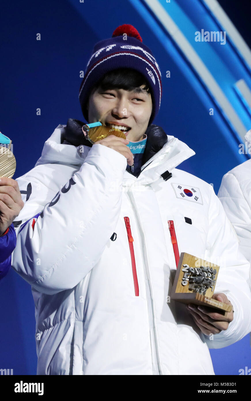 18th Feb, 2018. Skeleton gold medalist Yun Sung-bin Skeleton gold ...