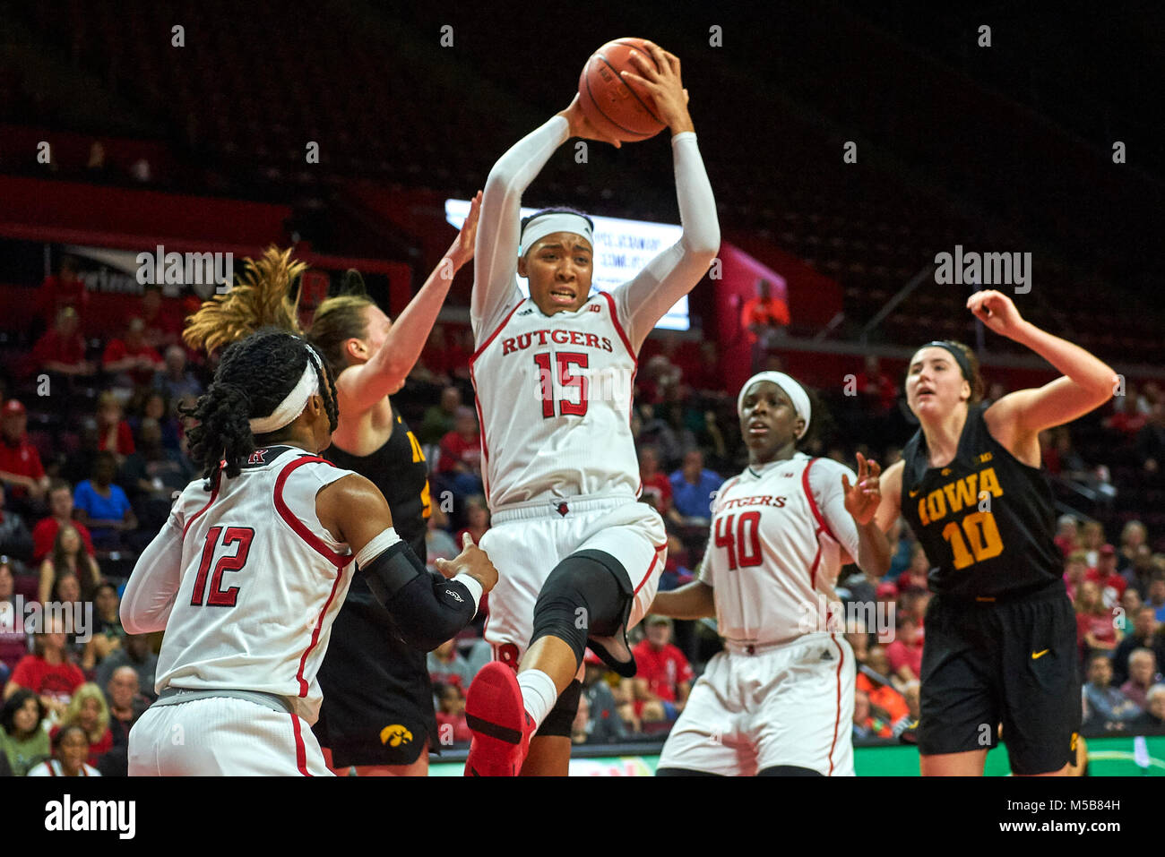 Piscataway, New Jersey, USA. 21st Feb, 2018. Rutgers Scarlet Knights ...