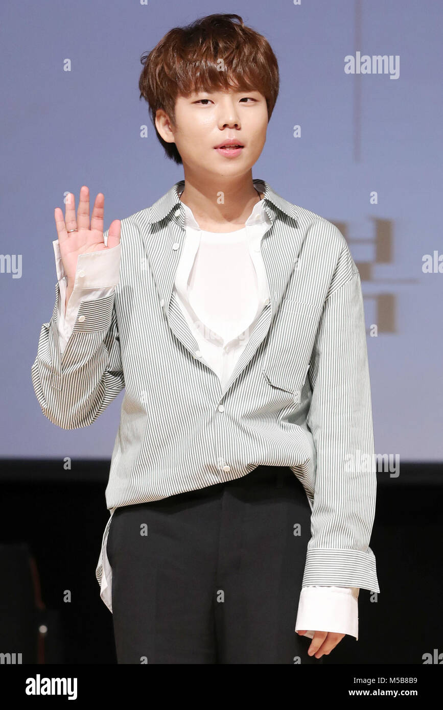 20th Feb, 2018. S. Korean singer Jung Seung-hwan South Korean singer ...