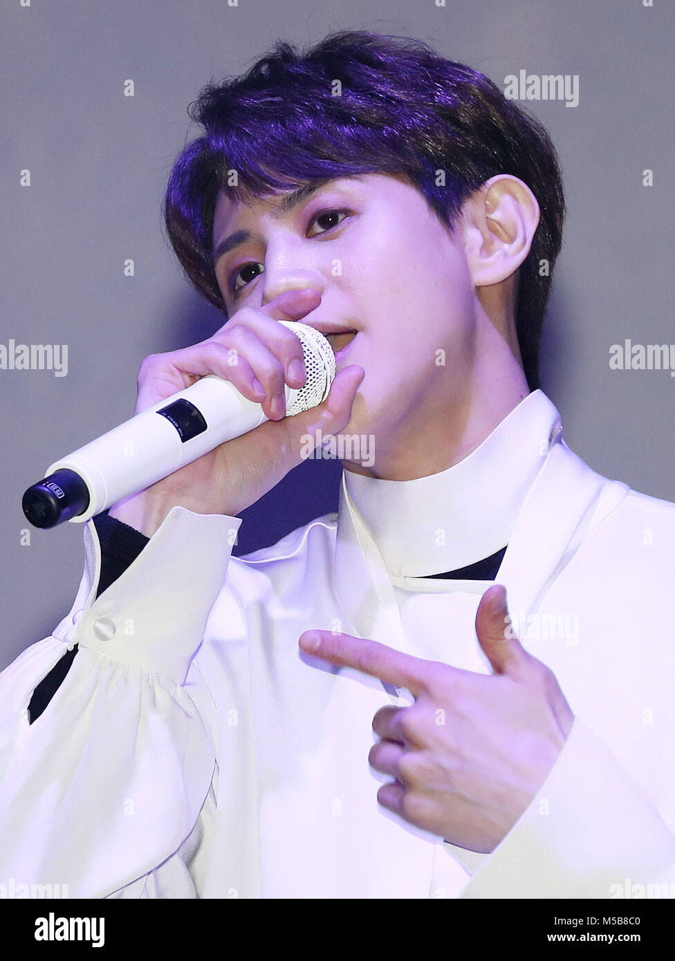 20th Feb, 2018. S. Korean singer Yang Yo-seob Yang Yo-seob, a member of ...