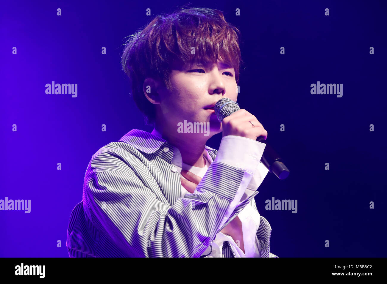 20th Feb, 2018. S. Korean singer Jung Seung-hwan South Korean singer ...