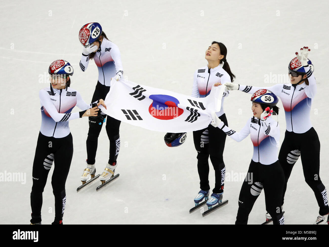 20th Feb, 2018. S. Korea wins gold in women's speed skating relay South ...
