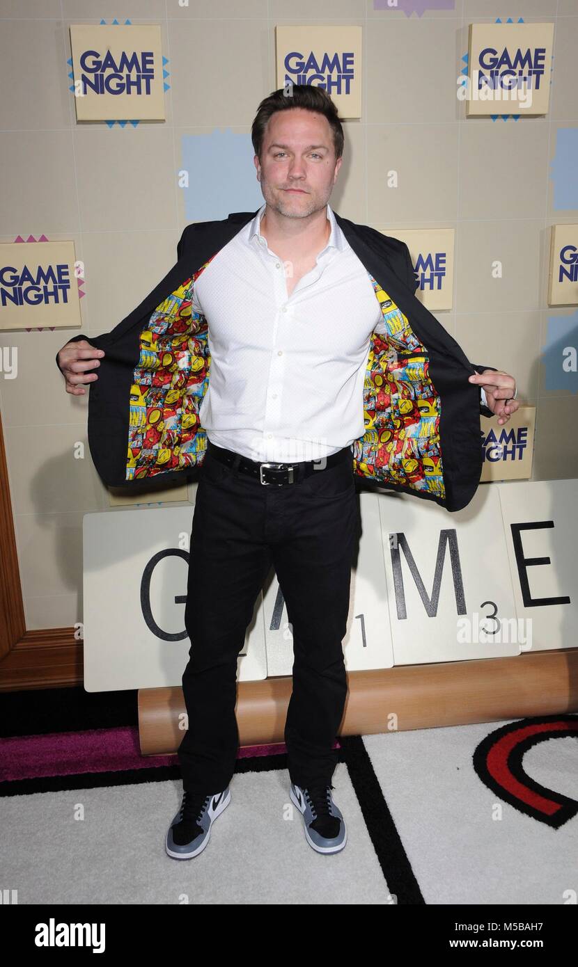 Los Angeles, CA, USA. 21st Feb, 2018. Scott Porter at arrivals for GAME ...