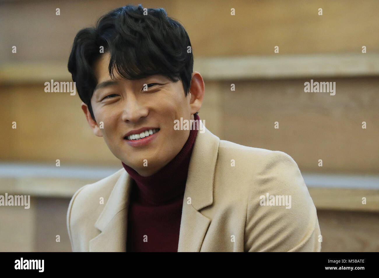 21st Feb, 2018. Actor Koh Jun Actor Koh Jun poses for photos before an ...
