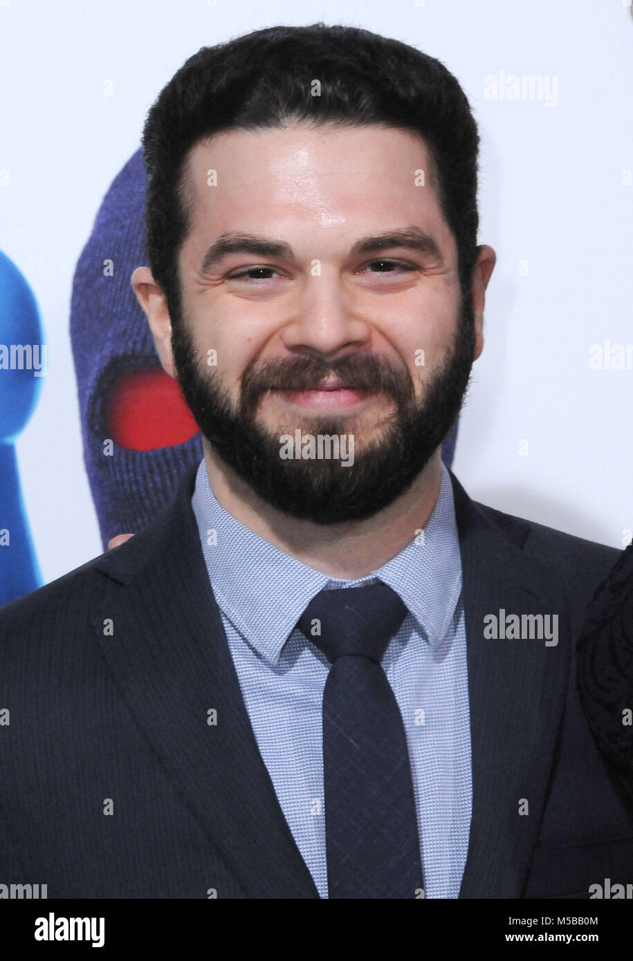 Hollywood, California, USA. 21st February, 2018. Actor Samm Levine ...
