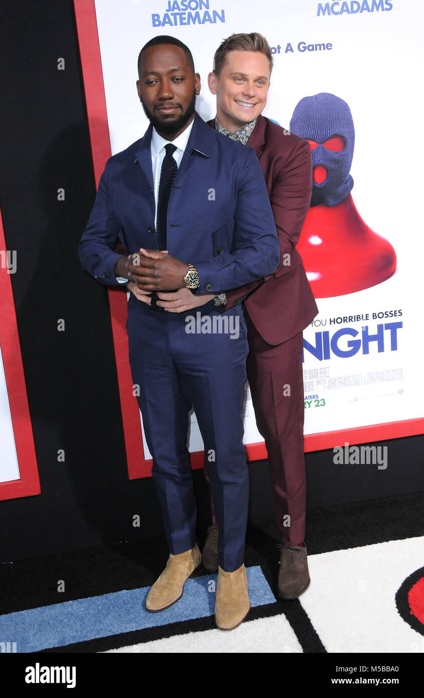 Hollywood, California, USA. 21st February, 2018. (L-R) Actors Lamorne ...