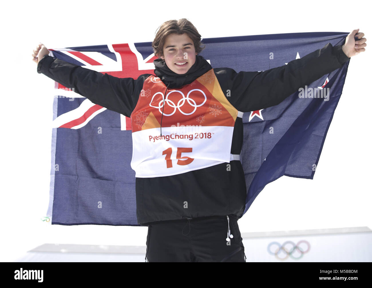Pyeongchang, South Korea. 22nd Feb, 2018. Nico Porteous of New Zealand ...