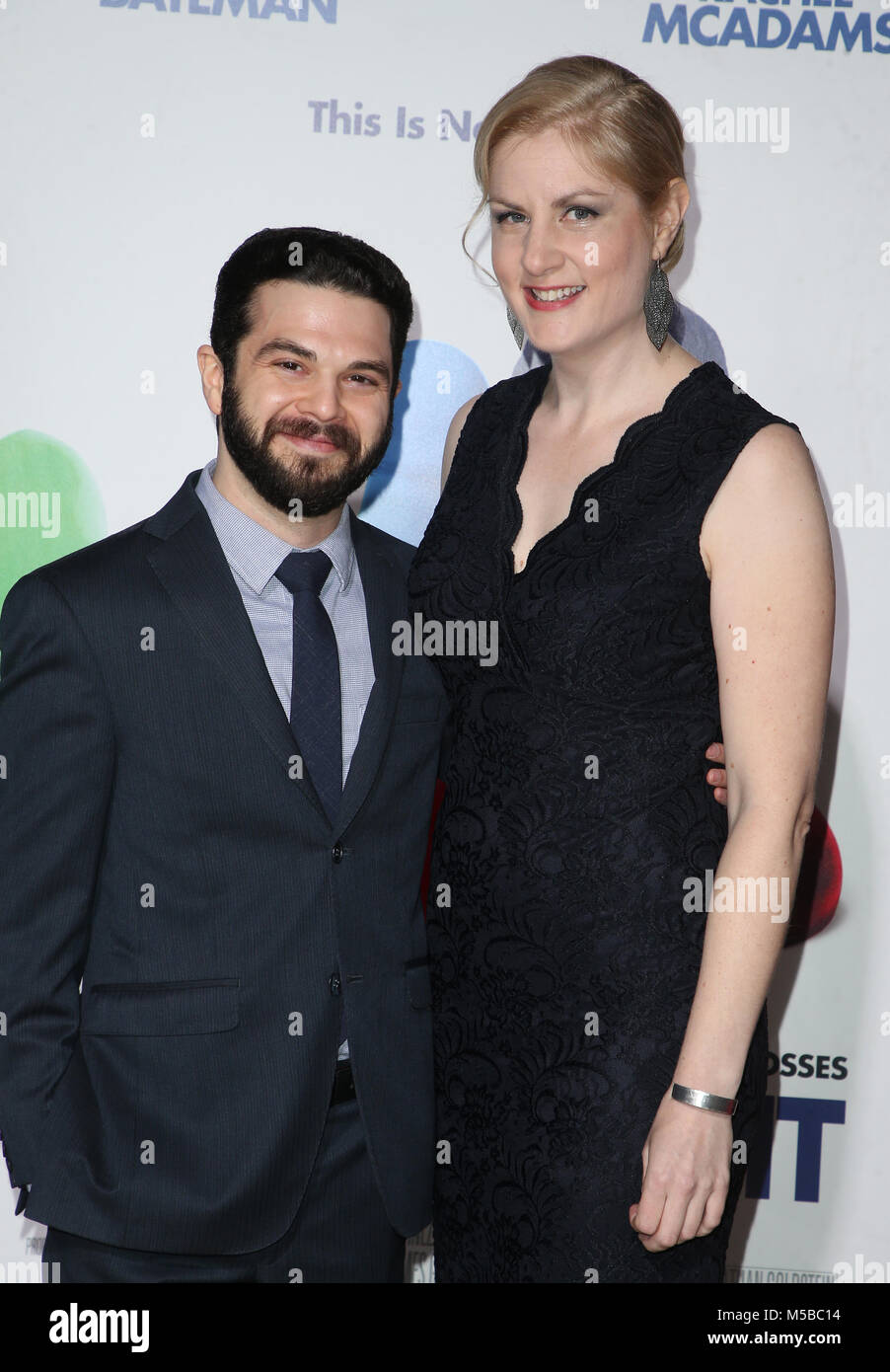 HOLLYWOOD, CA - FEBRUARY 21: Samm Levine, Rachel Cushing, at the World ...