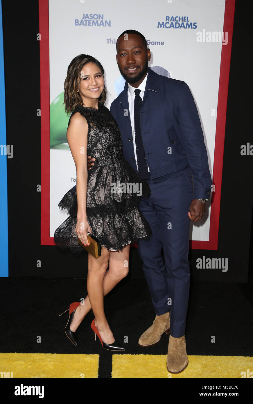 Hollywood, Ca. 21st Feb, 2018. Erin Lim, Lamorne Morris, at the World ...