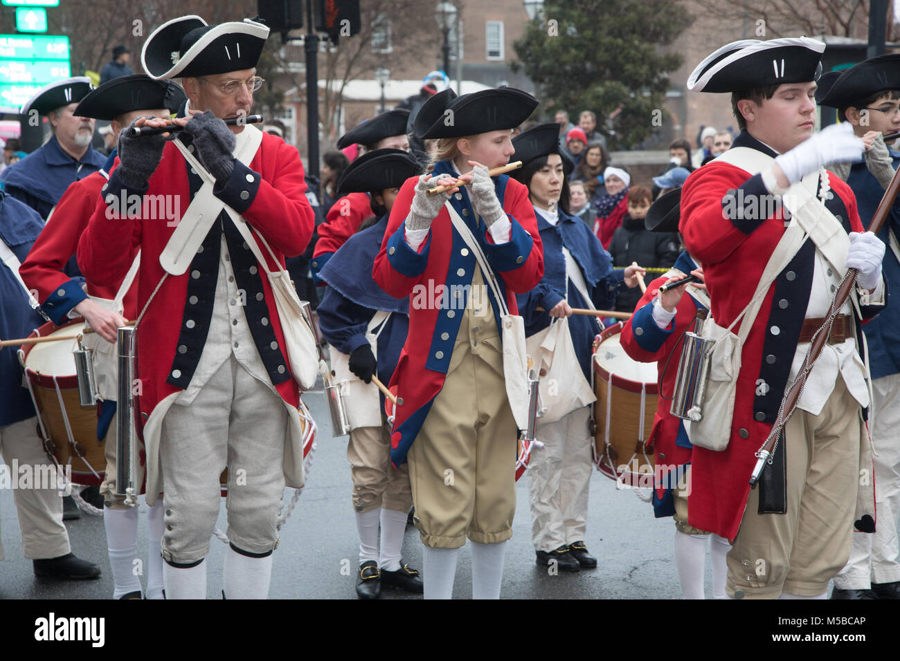 National Society Sons of the American Revolution marches in the George ...