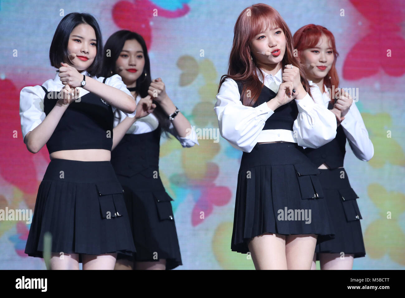 21st Feb, 2018. Girl group Weki Meki South Korean girl group Weki Meki ...