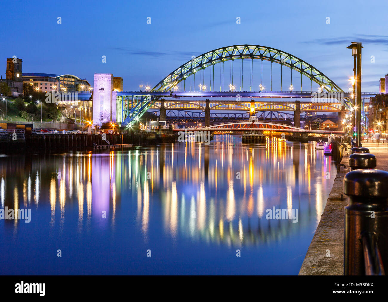 Tyne bridges newcastle high level hi-res stock photography and images ...